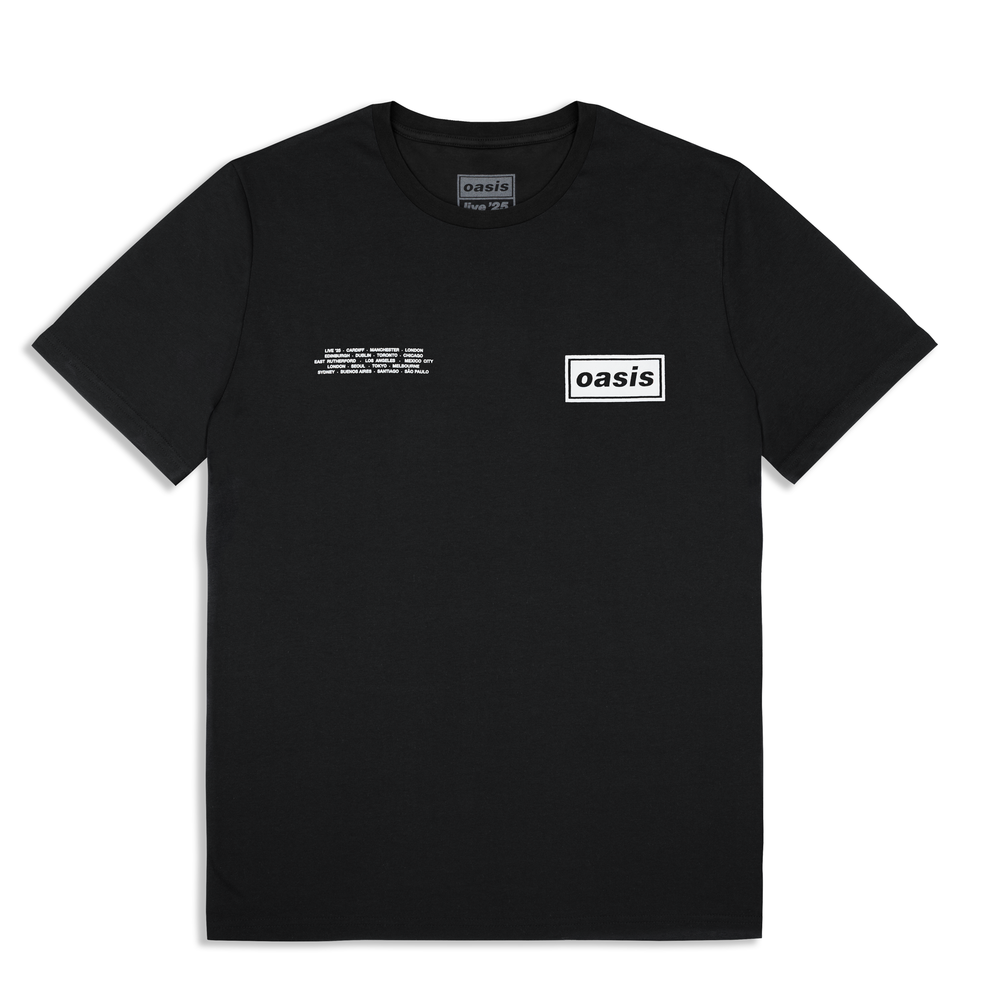 Global Cities Logo T-shirt Black – Oasis